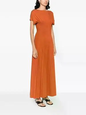 TOTEME Knife-pleated Maxi Dress