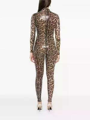 ATU BODY COUTURE Leopard-print Jumpsuit