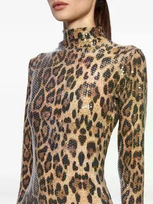 ATU BODY COUTURE Leopard-print Jumpsuit