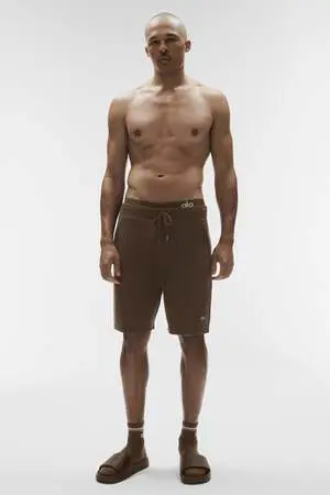 Alo Yoga 7" Sports Club Sweater Knit Short - Espresso