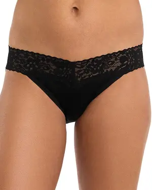 Hanky Panky Dreamease V Kini Panty - Black
