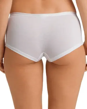 Hanro Cotton Boyleg Briefs - White