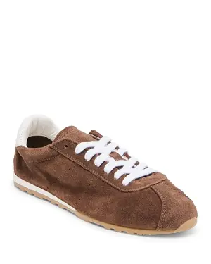 Dolce Vita Serina Lace-up Sneakers - Dark Brown Suede