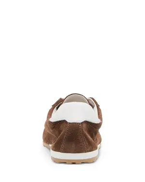 Dolce Vita Serina Lace-up Sneakers - Dark Brown Suede