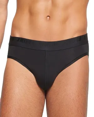 SKIMS Stretch Briefs, 3 Pack - Obsidian