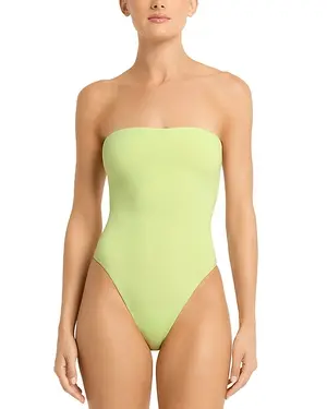 Bond Eye Felicia Reversible One-piece Swimsuit - Lime/orchid