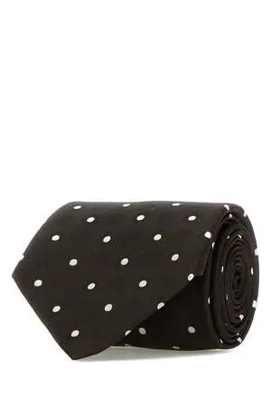 Saint Laurent Saint Laurent Printed Tie Printed