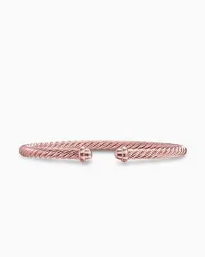 David Yurman Classic Cable Bracelet - Aluminum Baby Pink