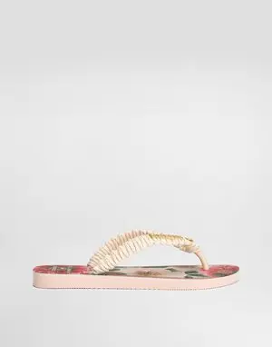 Dolce & Gabbana X Havaianas Flowers Flip-flops - Multicolor