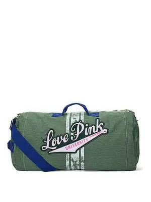 Pink Oversized Duffle Bag - Green