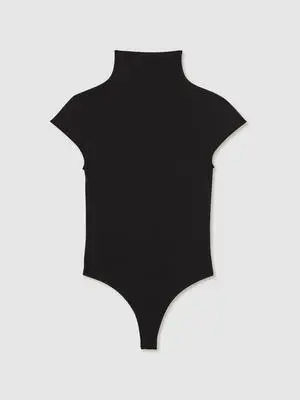 REISS High-neck Jersey Bodysuit