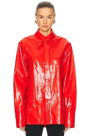 JIL SANDER Tie Detailed Shirt