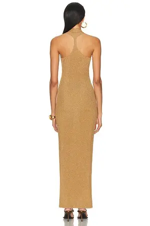 Saint Laurent Sleeveless Long Dress - Dore