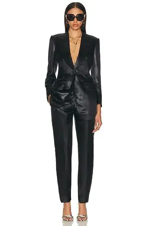 TOM FORD Single Breasted Peak Lapel Jacket