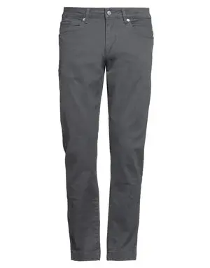 HAMAKI-HO Tapered Leg Twill Casual Pants - Grey