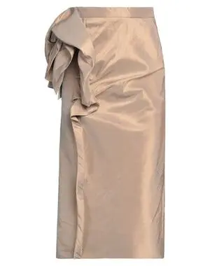 MAISON MARGIELA Silk Blend Midi Pencil Skirt - Beige