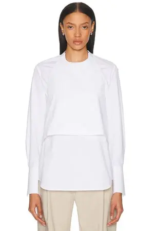 Wardrobe.NYC Layered Halter Shirt