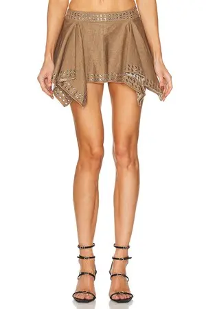 Ludovic De Saint Sernin Zip Up Skirts
