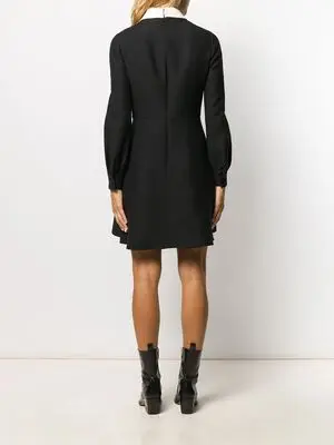 Valentino Garavani Embroidered Butterfly Flared Dress