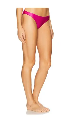 PQ Basic Ruched Bikini Bottom - Cosmo Pink