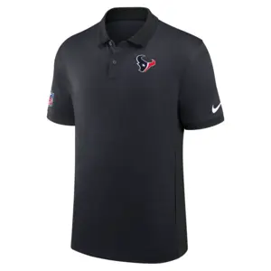 Nike Houston Texans Sideline Victory Stripe Dri-fit Nfl Polo - Blue