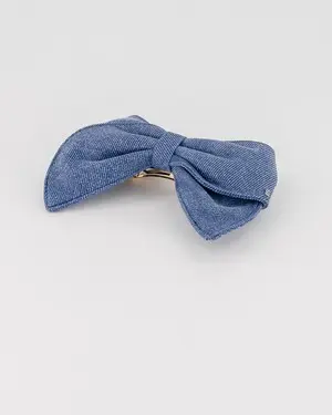 Alexandre De Paris Allure Rayures Bow Barrette