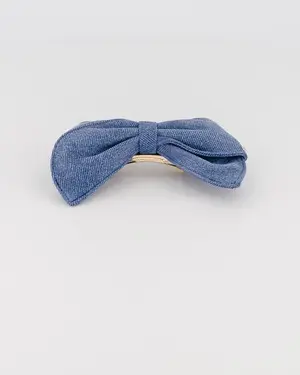 Alexandre De Paris Allure Rayures Bow Barrette
