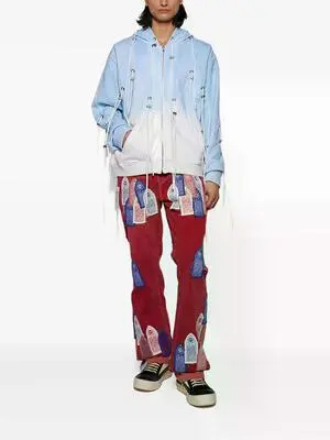 WHO DECIDES WAR String Theory Hoodie - Blue