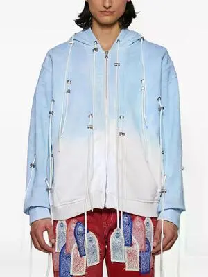 WHO DECIDES WAR String Theory Hoodie - Blue