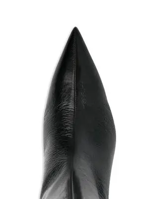 JIL SANDER 40mm Leather Boots - Black