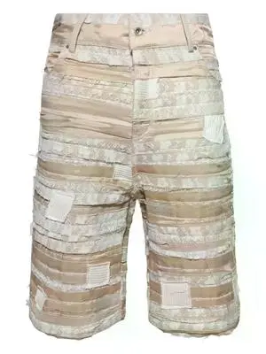 WHO DECIDES WAR BY EV BRAVADO Panelled Shorts