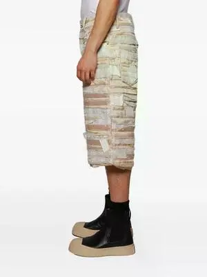WHO DECIDES WAR BY EV BRAVADO Panelled Shorts