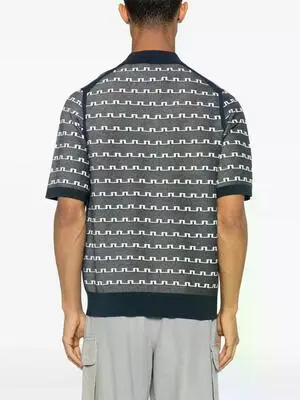 J. Lindeberg Rolando Logo Jacquard Shirt
