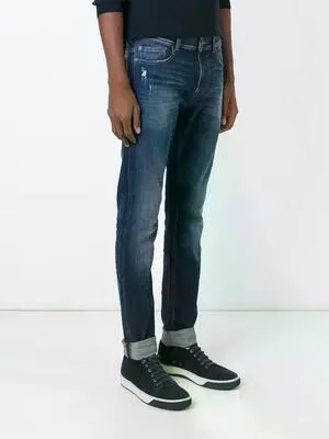 7 For All Mankind Stone Washed Slim Fit Jeans