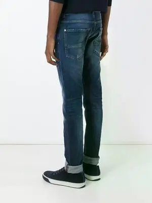 7 For All Mankind Stone Washed Slim Fit Jeans