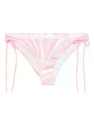 Emilio Pucci Iride-print Bikini Bottom - Pink