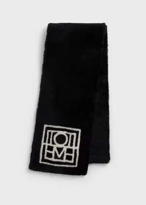 TOTEME Monogram Shearling Scarf