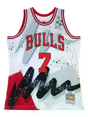 Mitchell & Ness Toni Kukoc Nba Chicago Bulls 1997 Hyper Hoops Swingman Tank Top - White