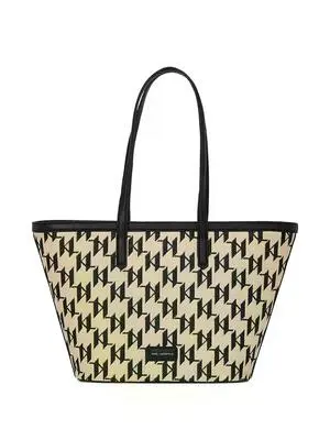 Karl Lagerfeld Monogrammed Tote Bag