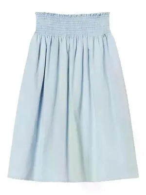 TWINSET Midi Skirt With Smocked Waist