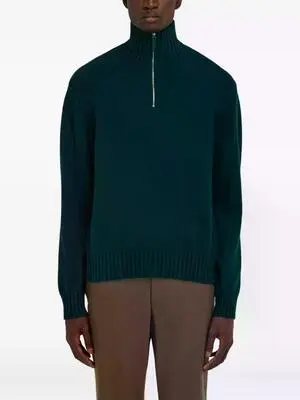 FERRAGAMO Cashmere Pullover - Green