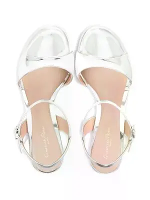 GIANVITO ROSSI 85mm Marlena Sandals - Silver