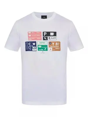 Paul Smith Graphic-print T-shirt - White