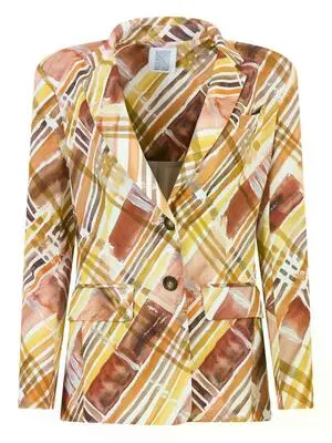 Rosie Assoulin Abstract-print Blazer - Brown