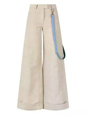 Rosie Assoulin Cotton Palazzo Trousers