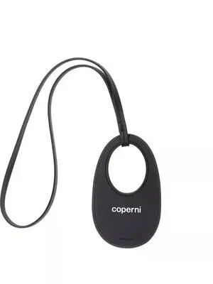Coperni Leather Keyring - Black