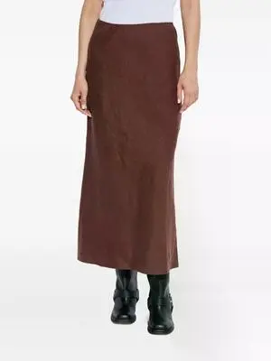 SAMSOE SAMSOE Saagneta Flared Skirt - Brown