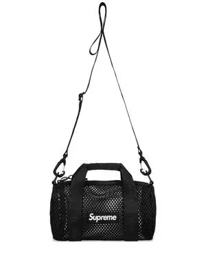 Supreme Mesh Mini Duffle Bag - Black