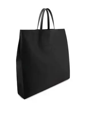 Carven Matte-satin Tote Bag - Black
