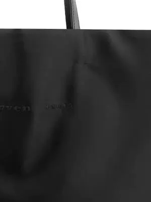 Carven Matte-satin Tote Bag - Black